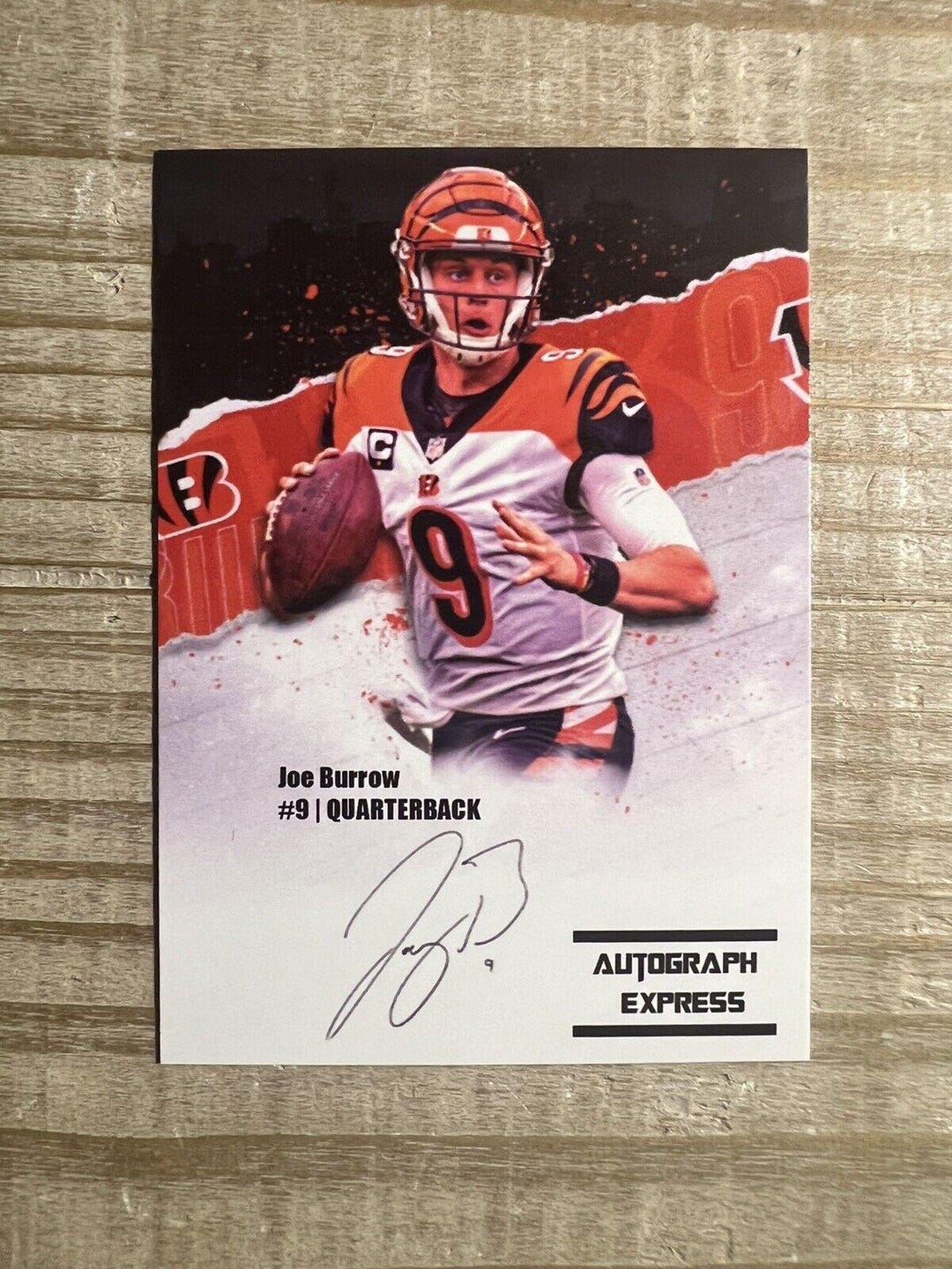 Joe Burrow 2020 Autograph Express Auto Facsimile Rookie Card ...