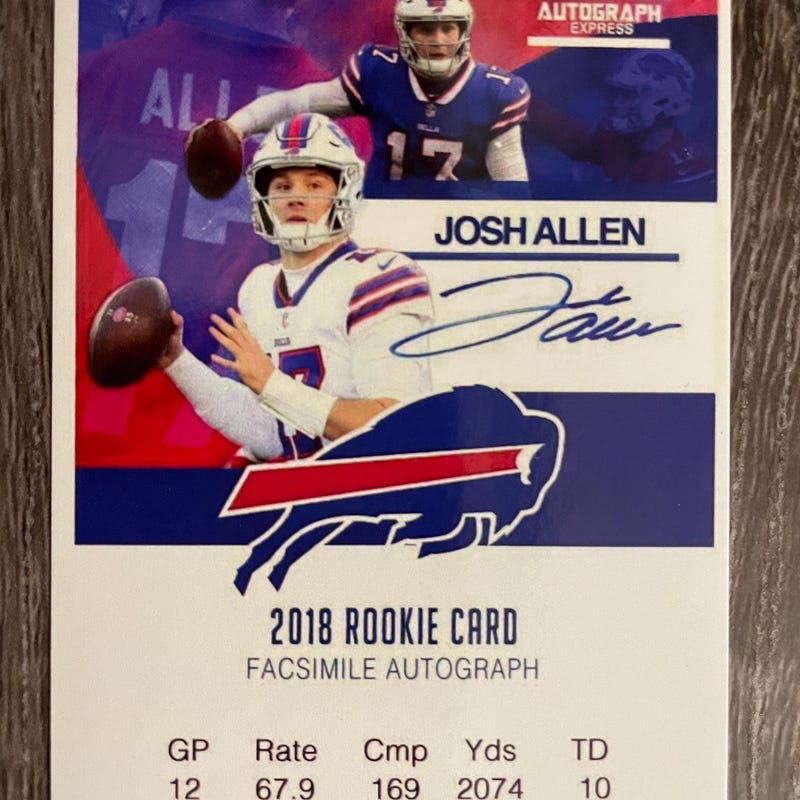 Josh Allen Autograph Svg - Etsy