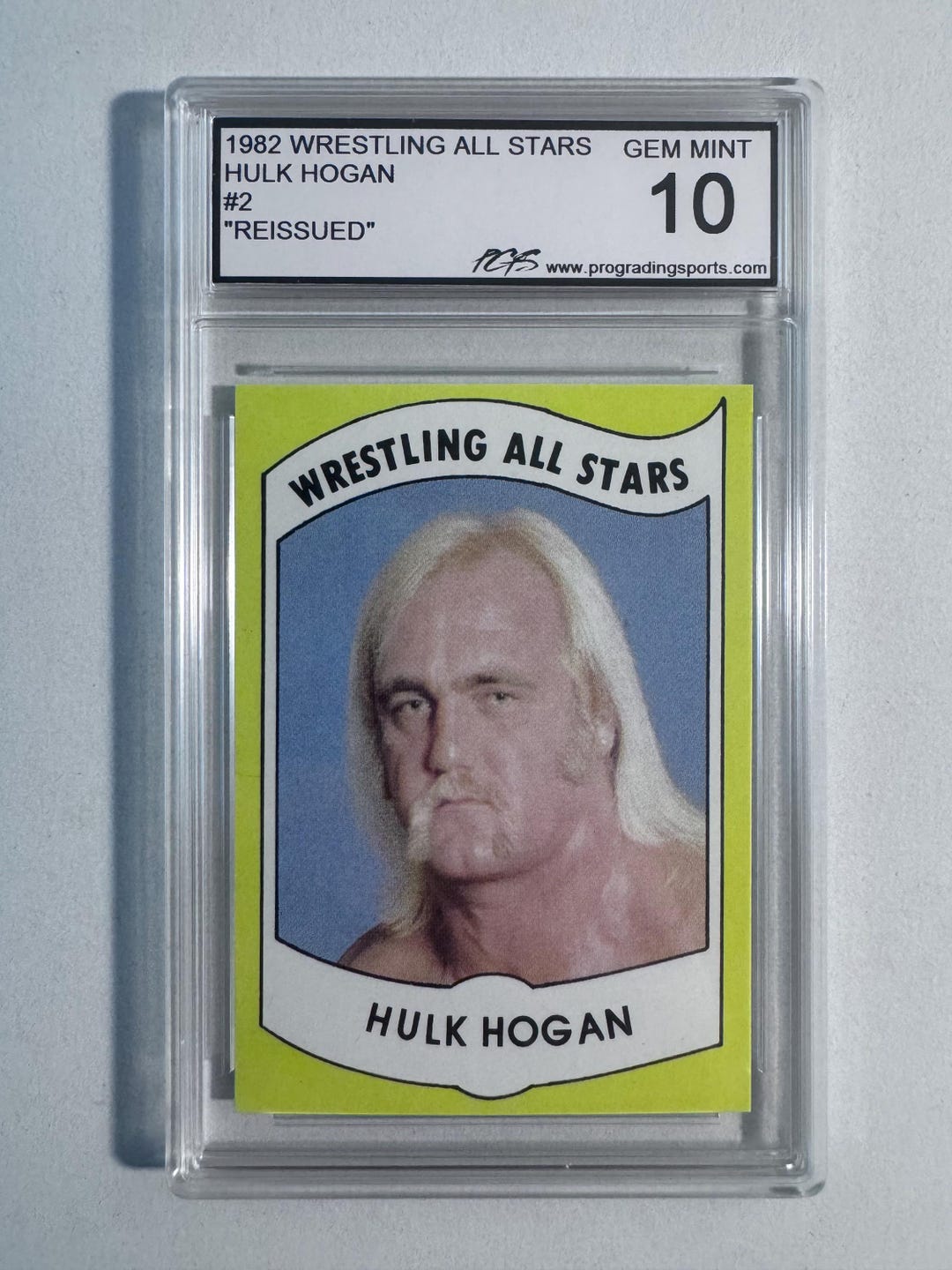 Hulk Hogan Wrestling All Stars #2 - "reissued" 1982 Wrestling Card ...