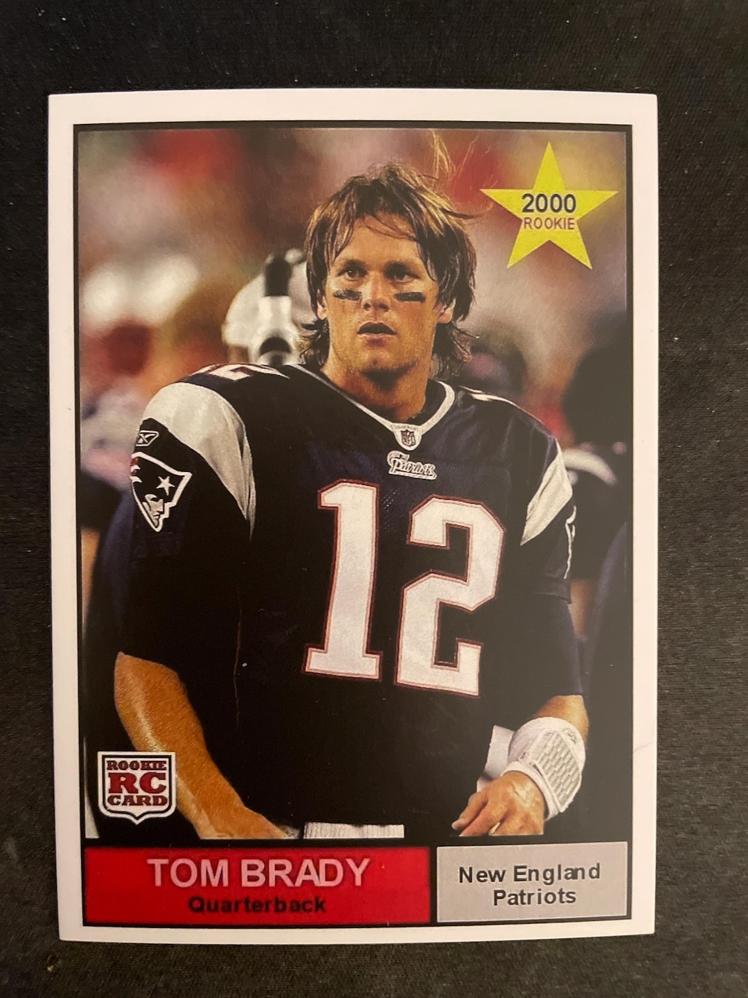 Tom Brady 2000 Kellogg's Cereal Star Rookie Football Card - New England ...
