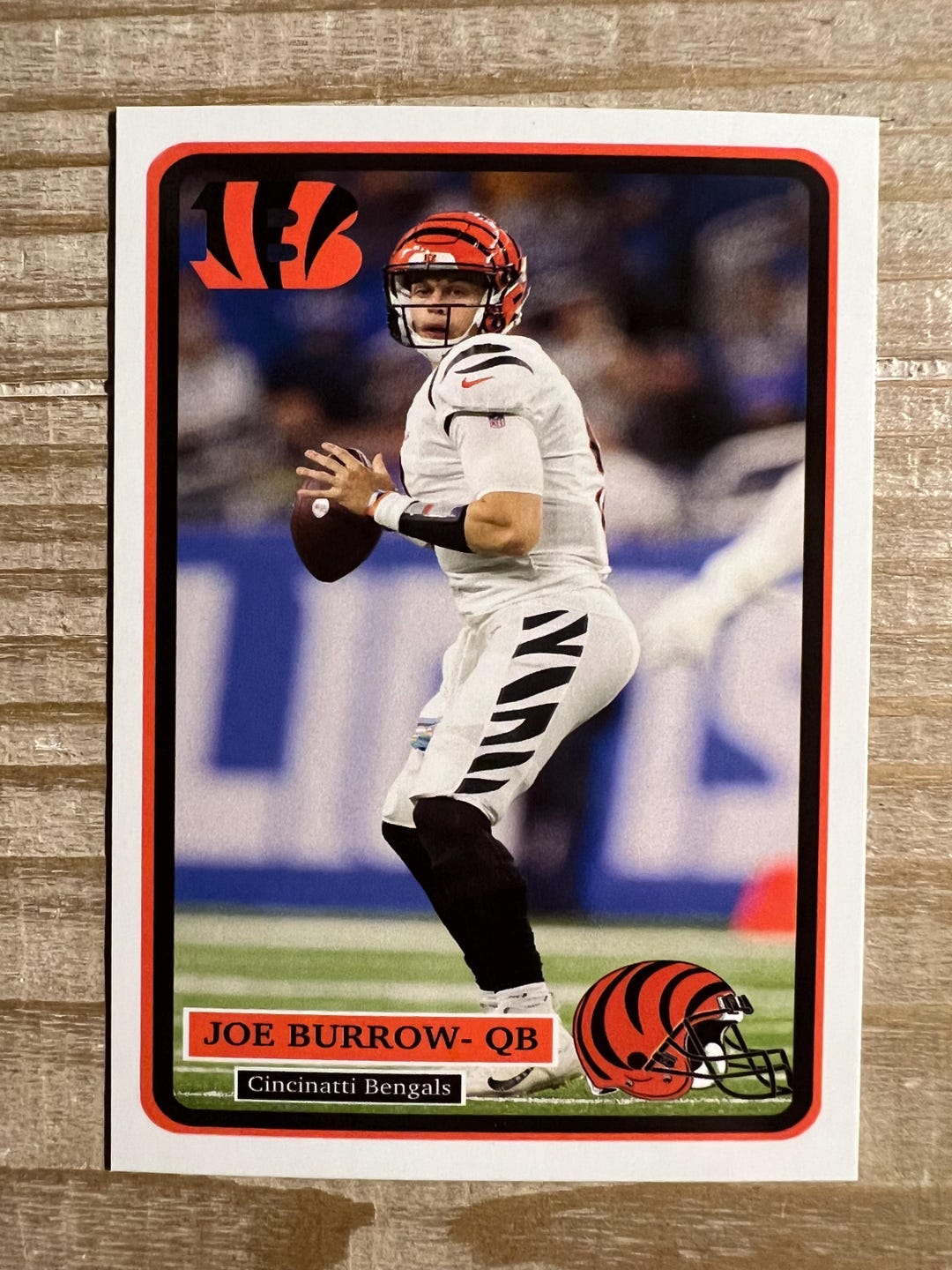 Joe Burrow 2021 Next Gen Stats Season High Football Card - Cincinnati ...