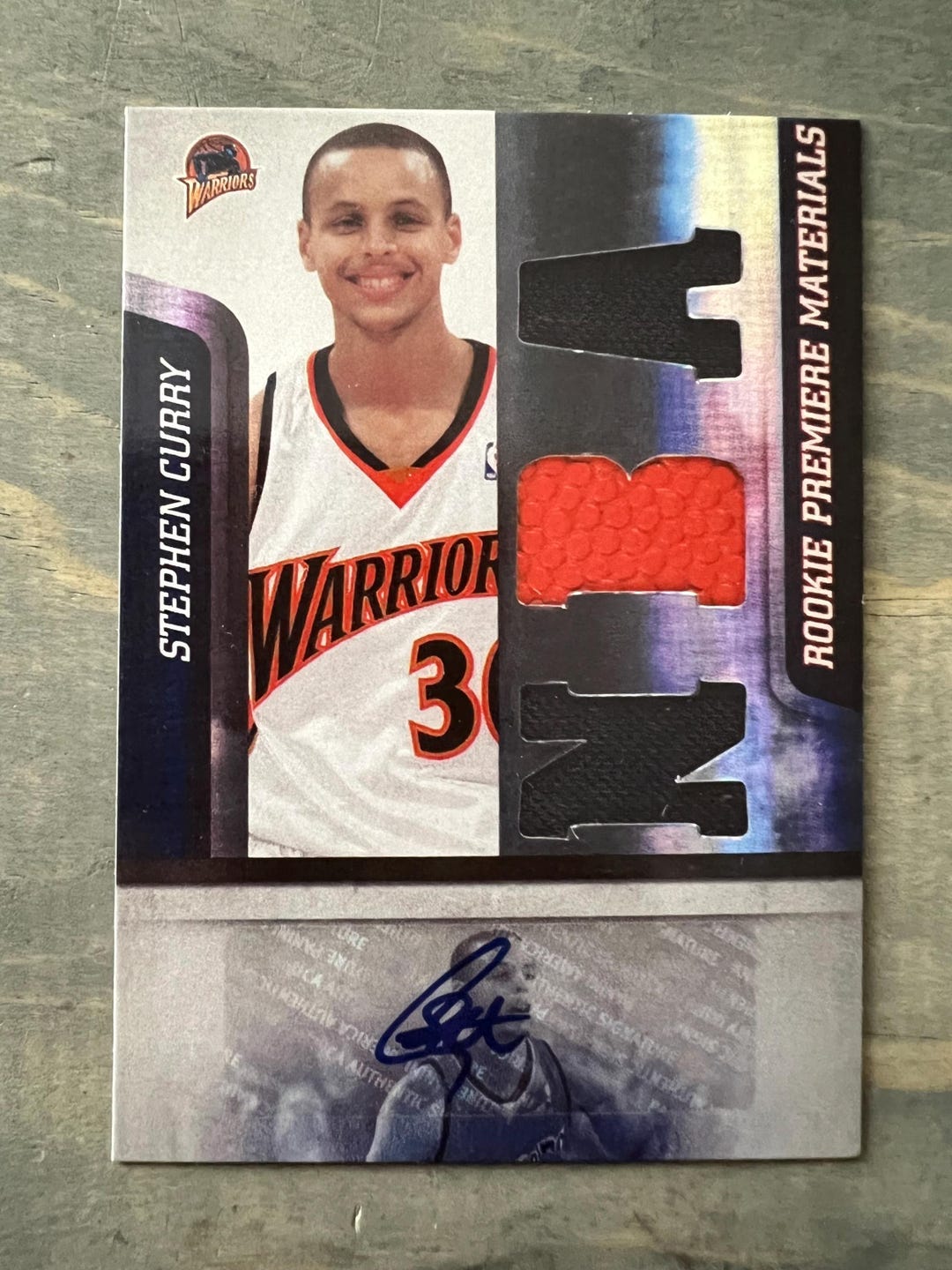 Steph (stephen) Curry 2010 Rookie Autograph Facsimile Printed Patch RP ...