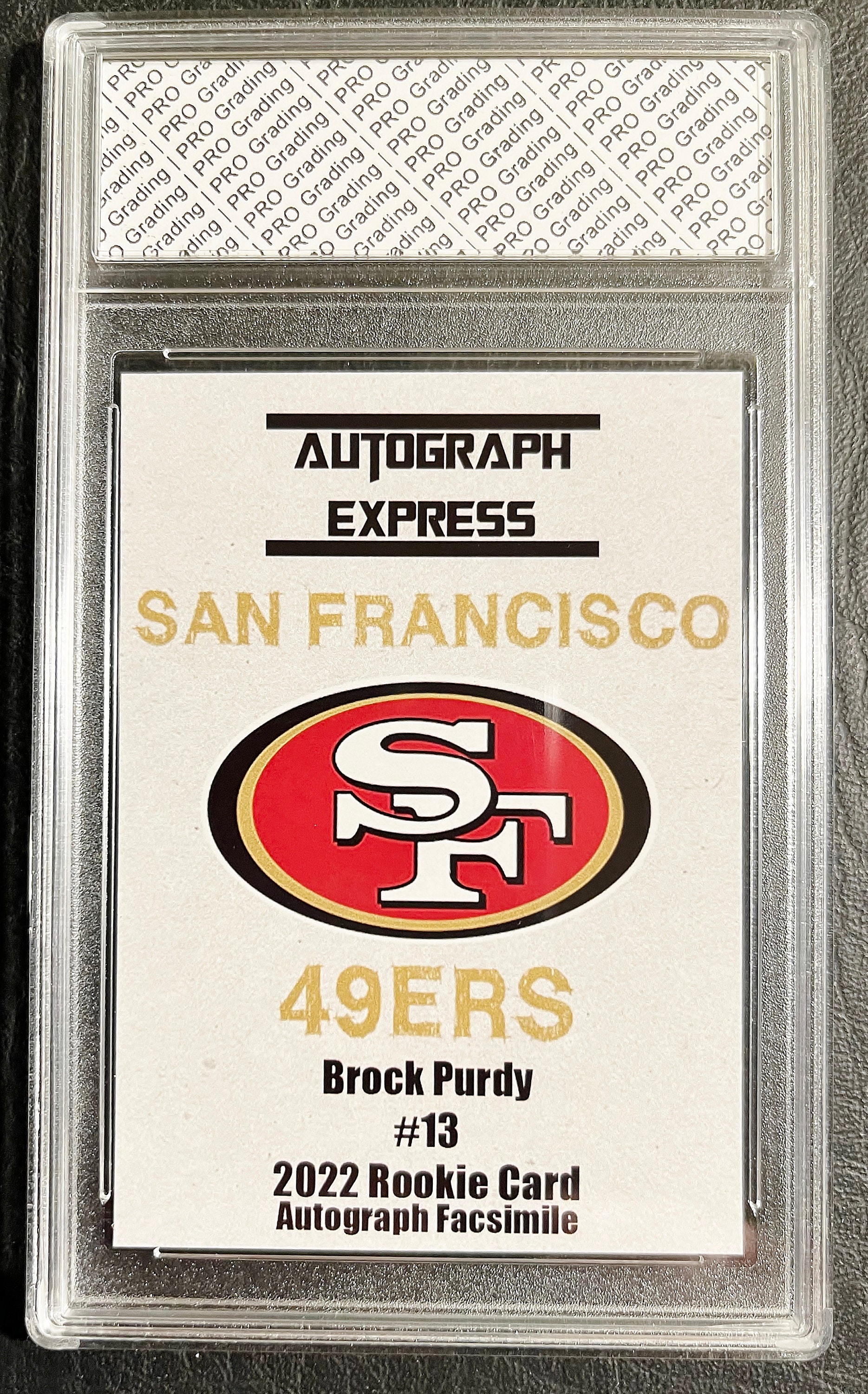 2022 Autograph Express 13 Brock Purdy Rookie Facsimile Auto - Etsy