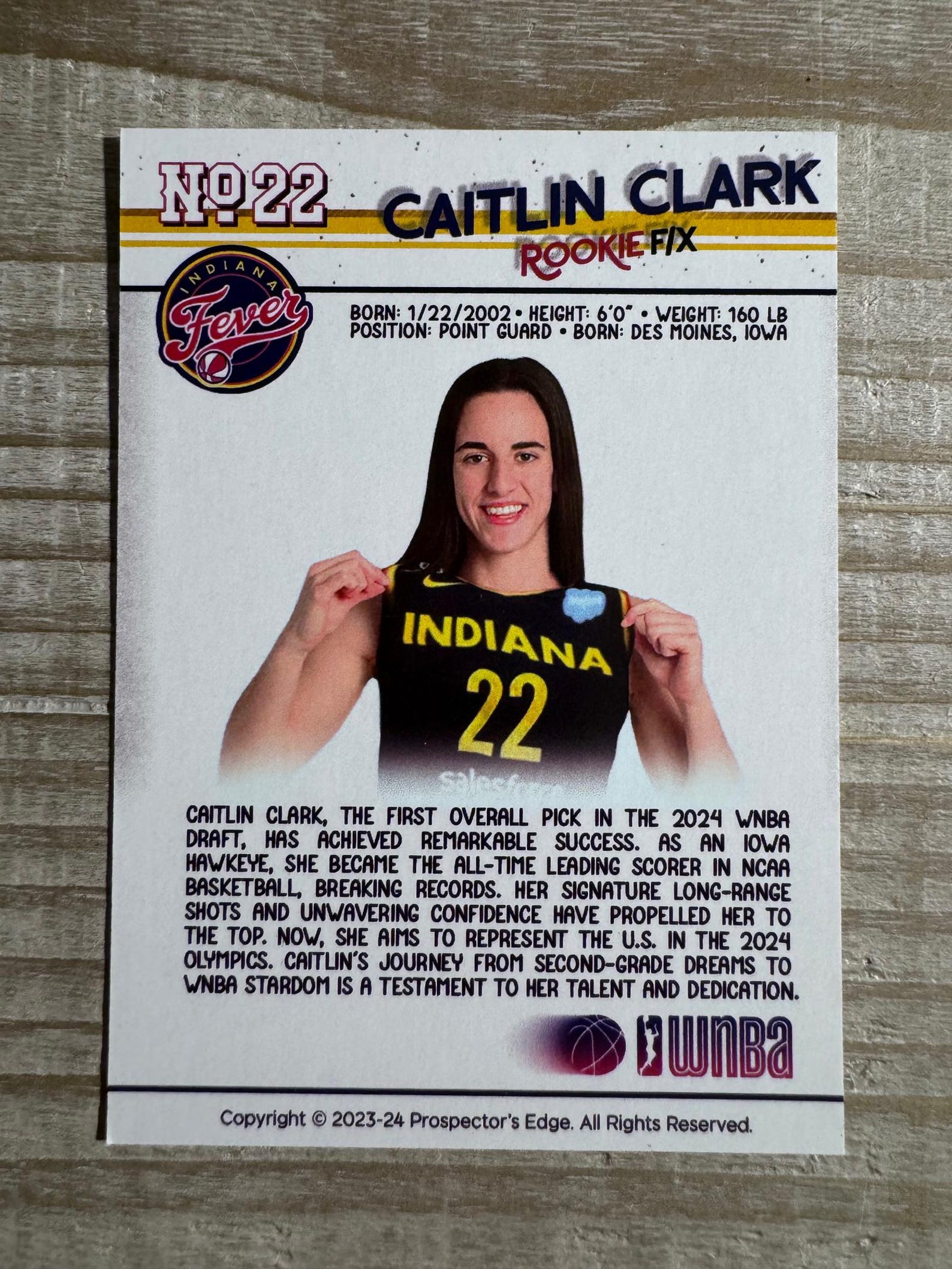 2024 Prospector's Edge Caitlin Clark Promo Rookie - Etsy