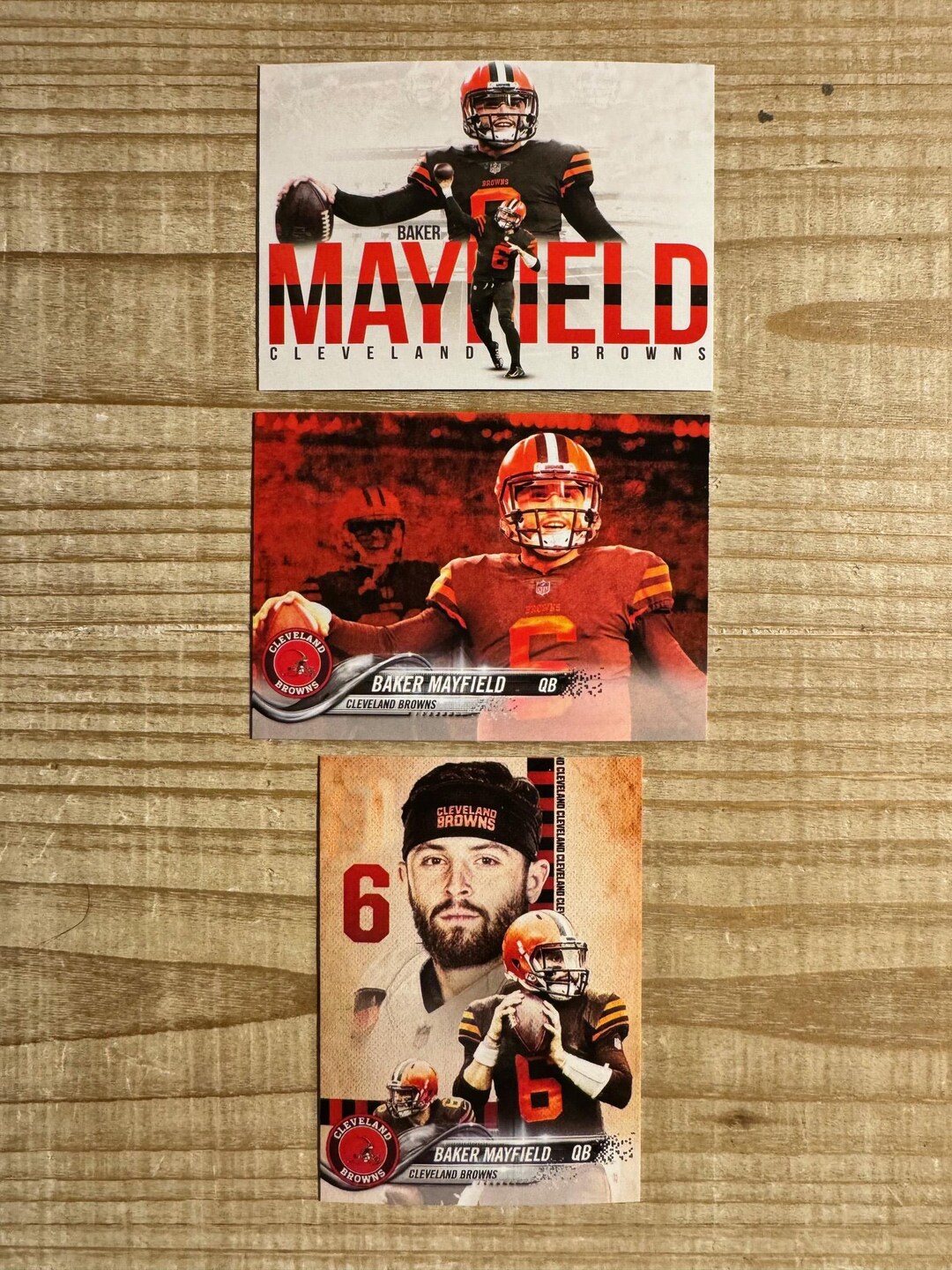 Baker Mayfield 2018 Lot of 3 Rookie Cards - Cleveland Brown - Etsy