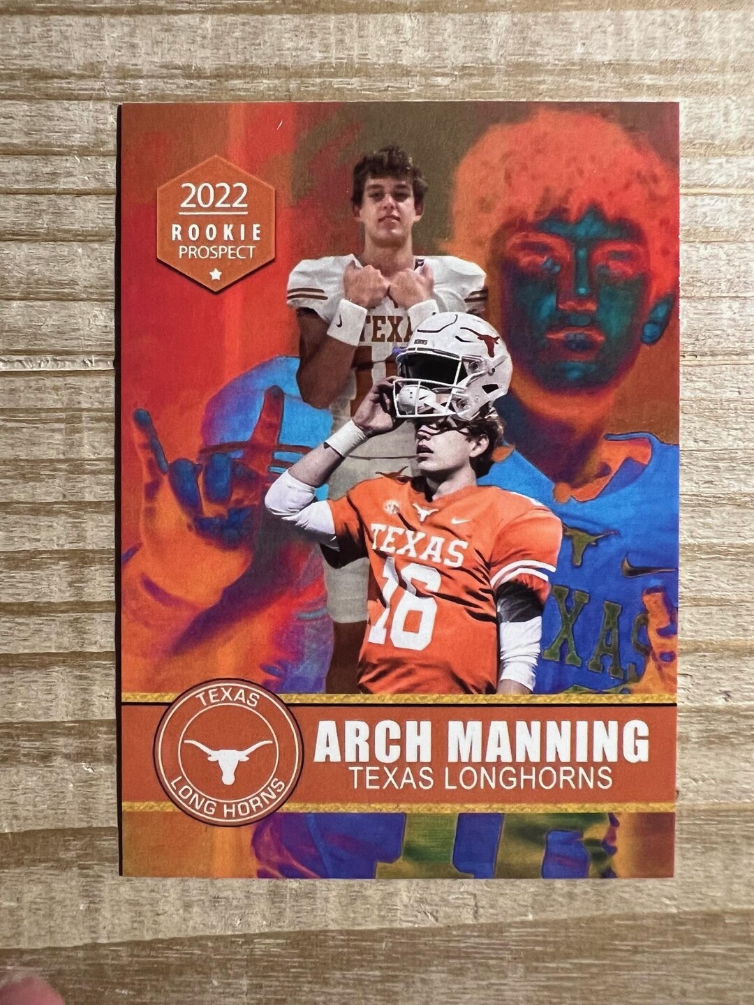 Arch Manning 2022 Rookie Prospects College Rookie Card - Texas ...