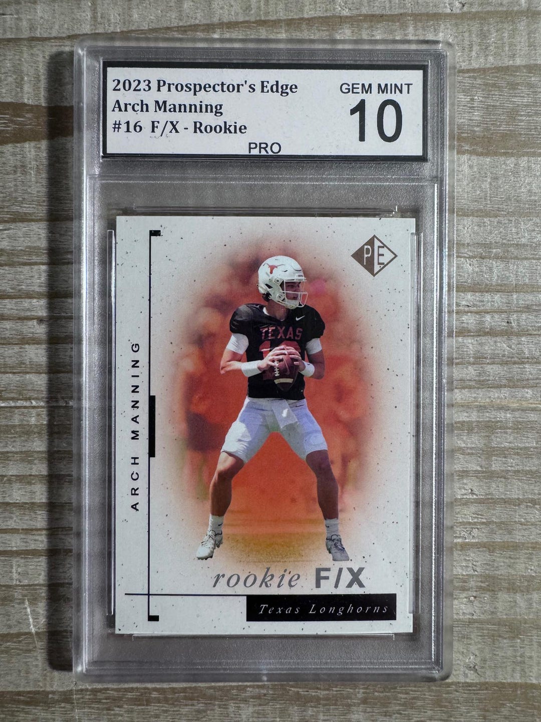 Arch Manning 2023 Prospector's Edge Rookie F/X - Graded PRO Gem Mint 10 ...