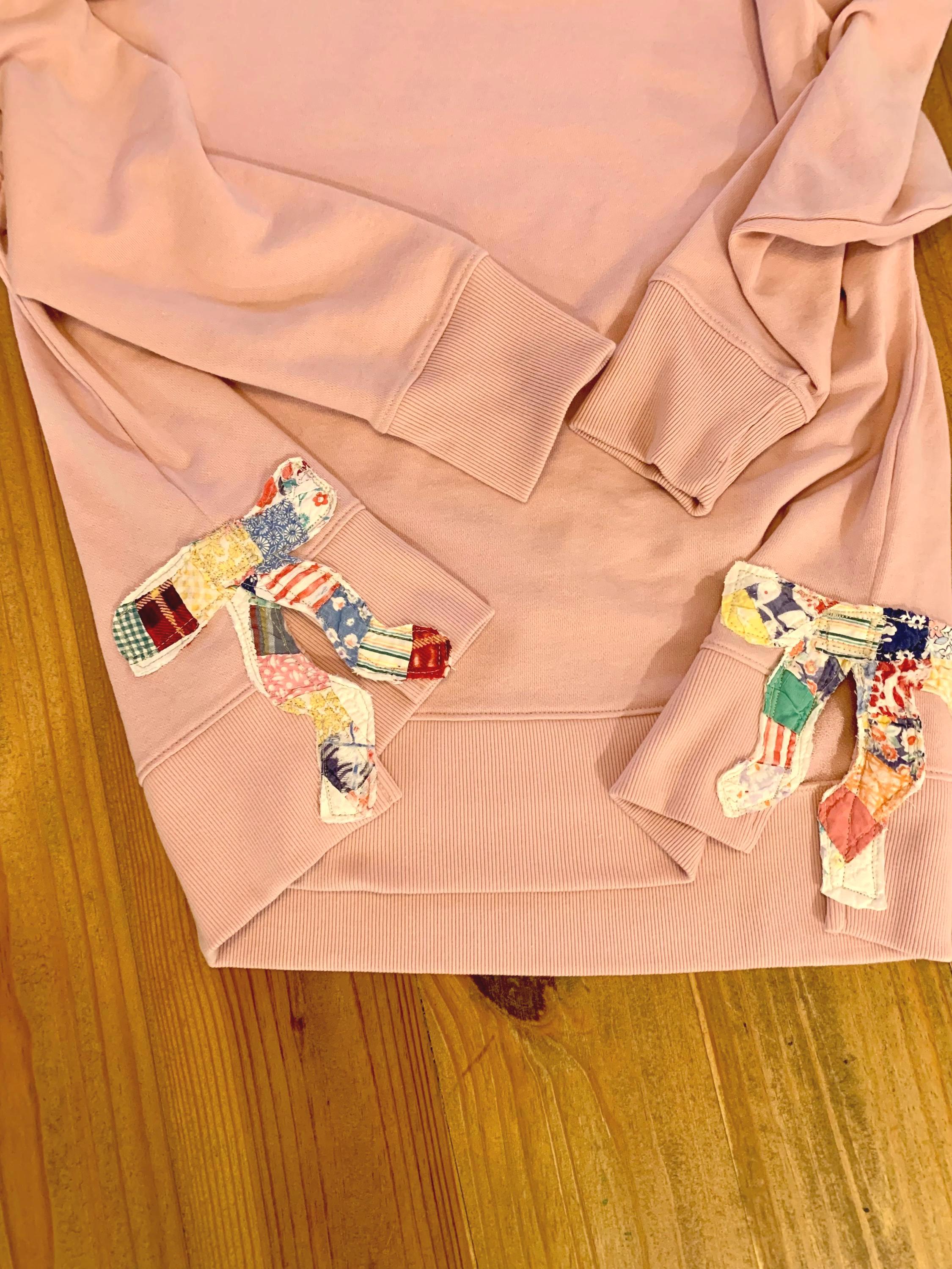 Quilted Bow Sweatshirt, Viral Side Bow Sweatshirt, Vintage Quilted Side ...