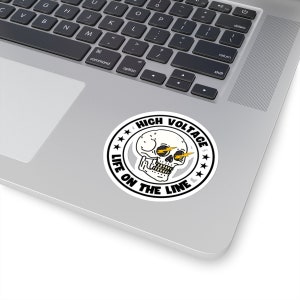 Lineman Sticker, Lineman Hard Hat Sticker, Lineman Gift, Power Lineman ...