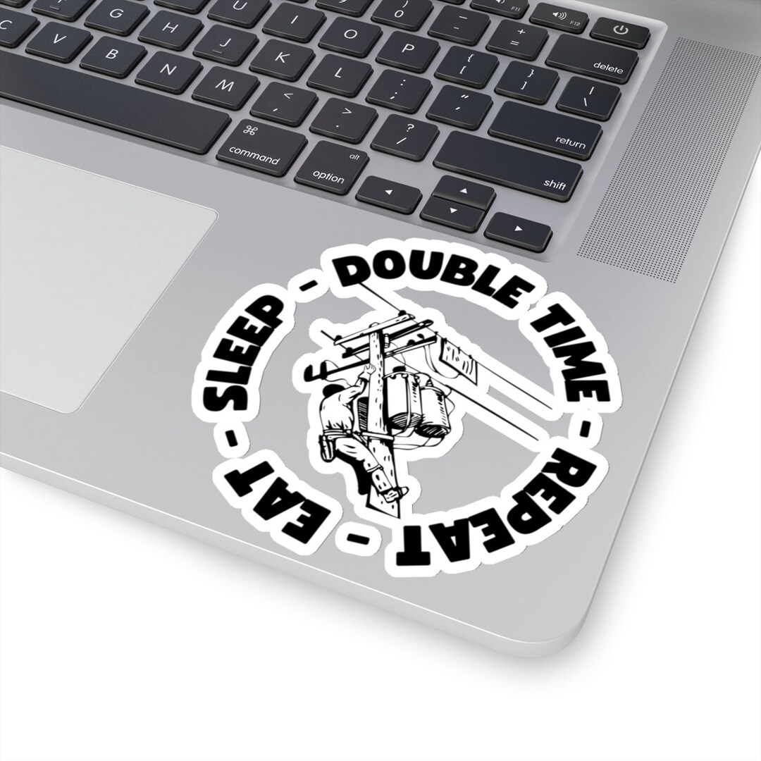Lineman Sticker, Lineman Hard Hat Sticker, Lineman Gift, Power Lineman ...