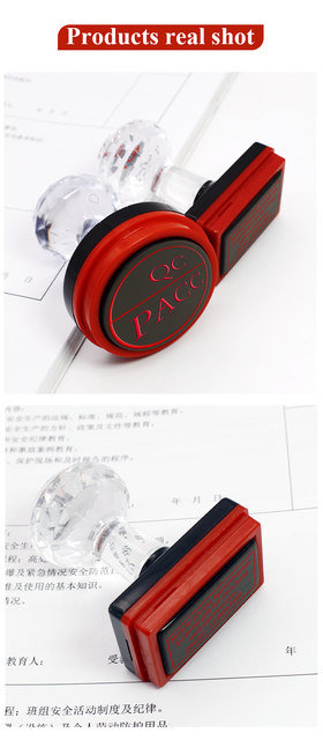 Personalized Logo Self Inking Stamp Customized Photosensitive Ink Stamp ...