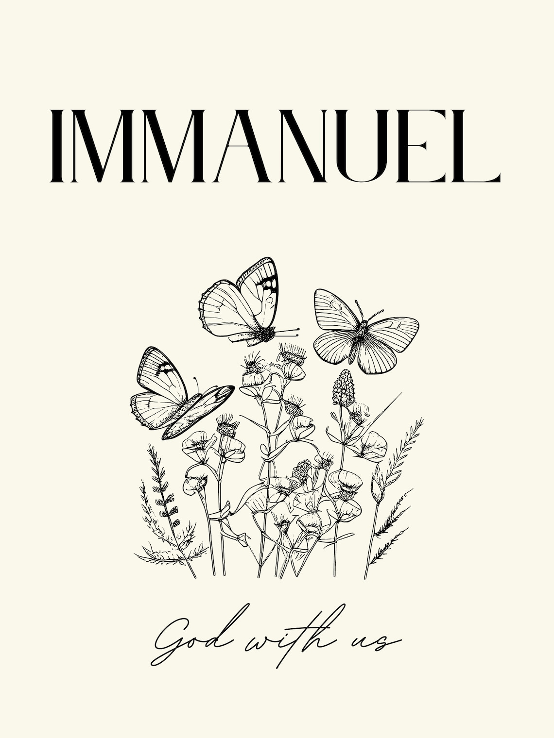 Names of God Wall Art, Christian Wall Art, Set of 4, Christian Home ...