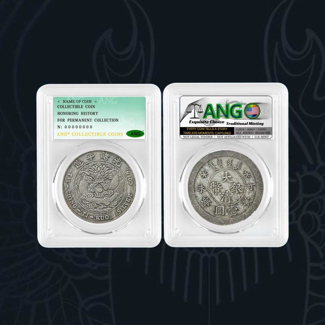 Ang-chinese Qing Dynasty Silver Coins Coin - Etsy