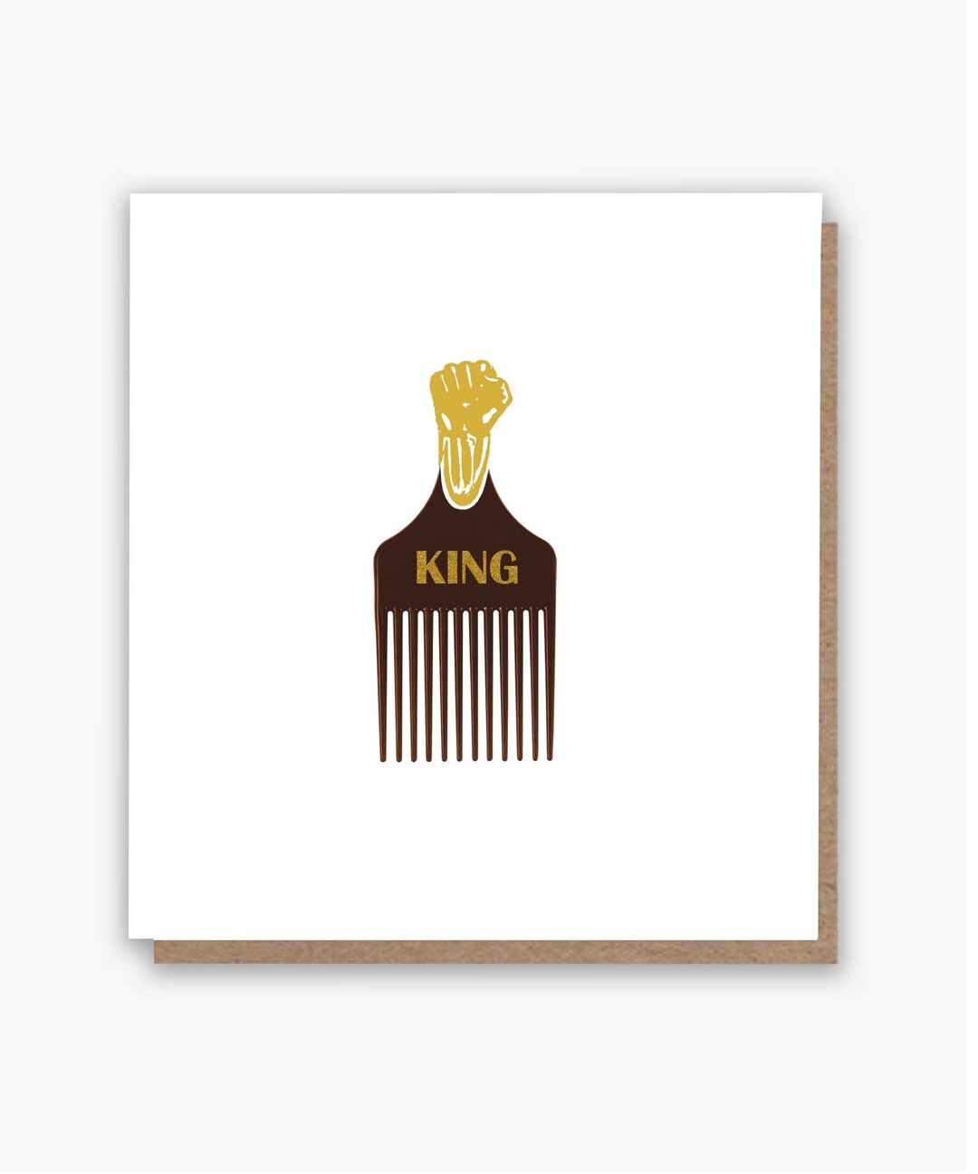 King Comb Card - Etsy