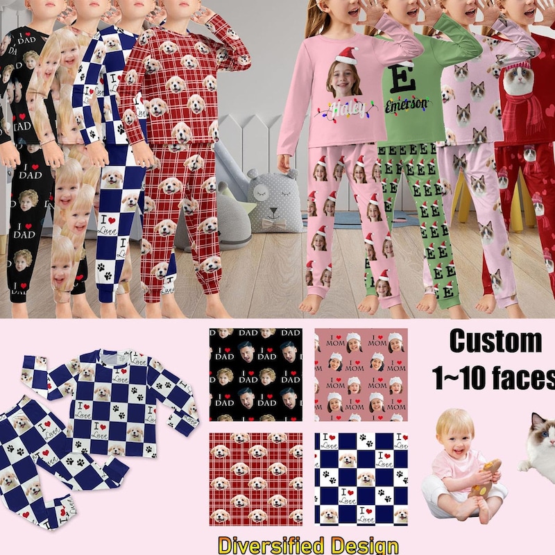 Personalized Pajama Sets for Youth - Etsy