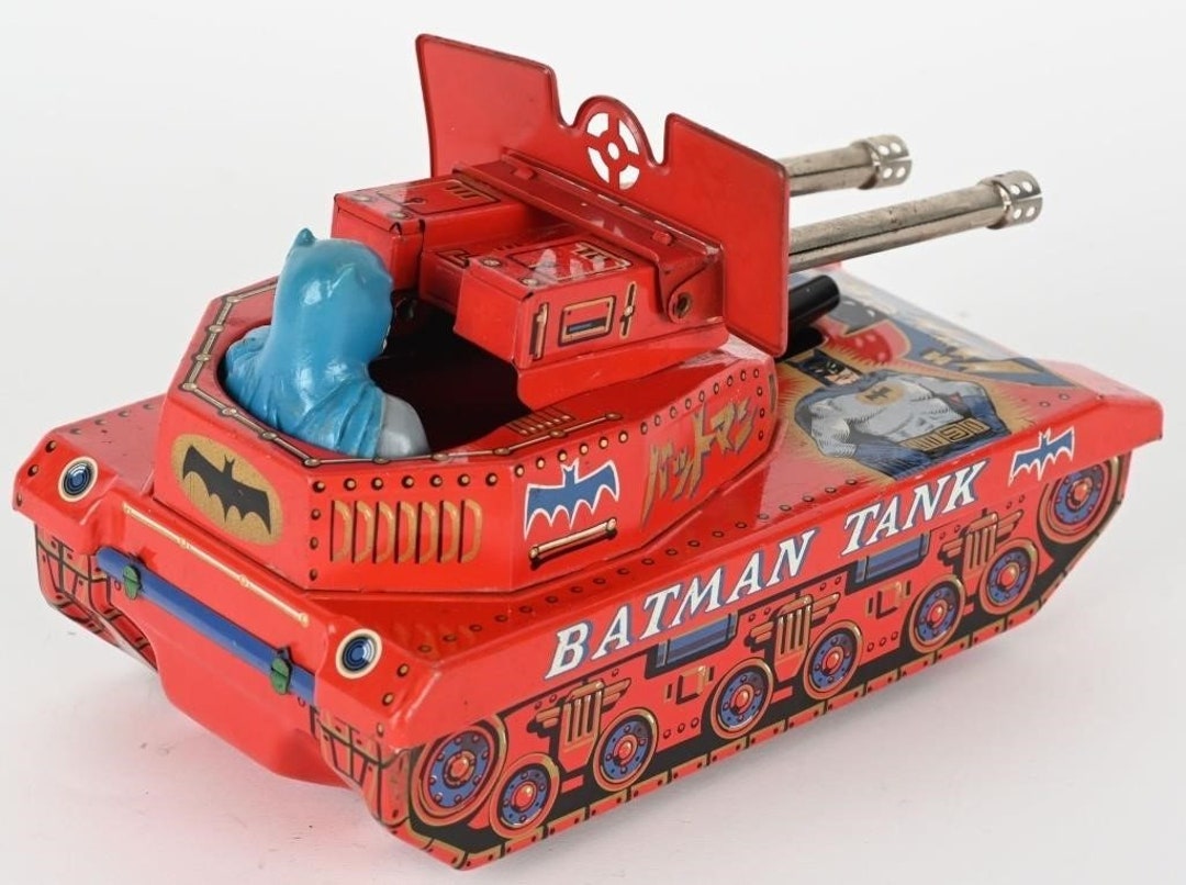 Yonezawa Tin Friction Batman Tank From Japan - Etsy
