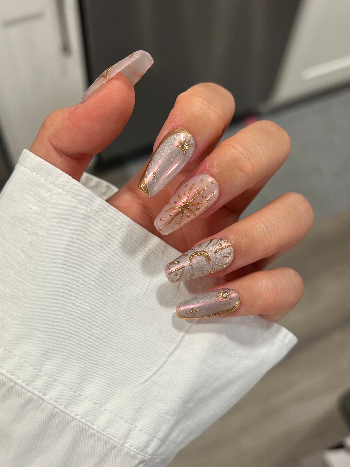 Reusable Greek Mythology Press on Nails Gel Manicure | Fake Nails ...