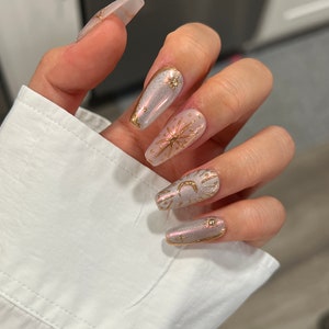 Reusable Greek Mythology Press on Nails Gel Manicure | Fake Nails ...