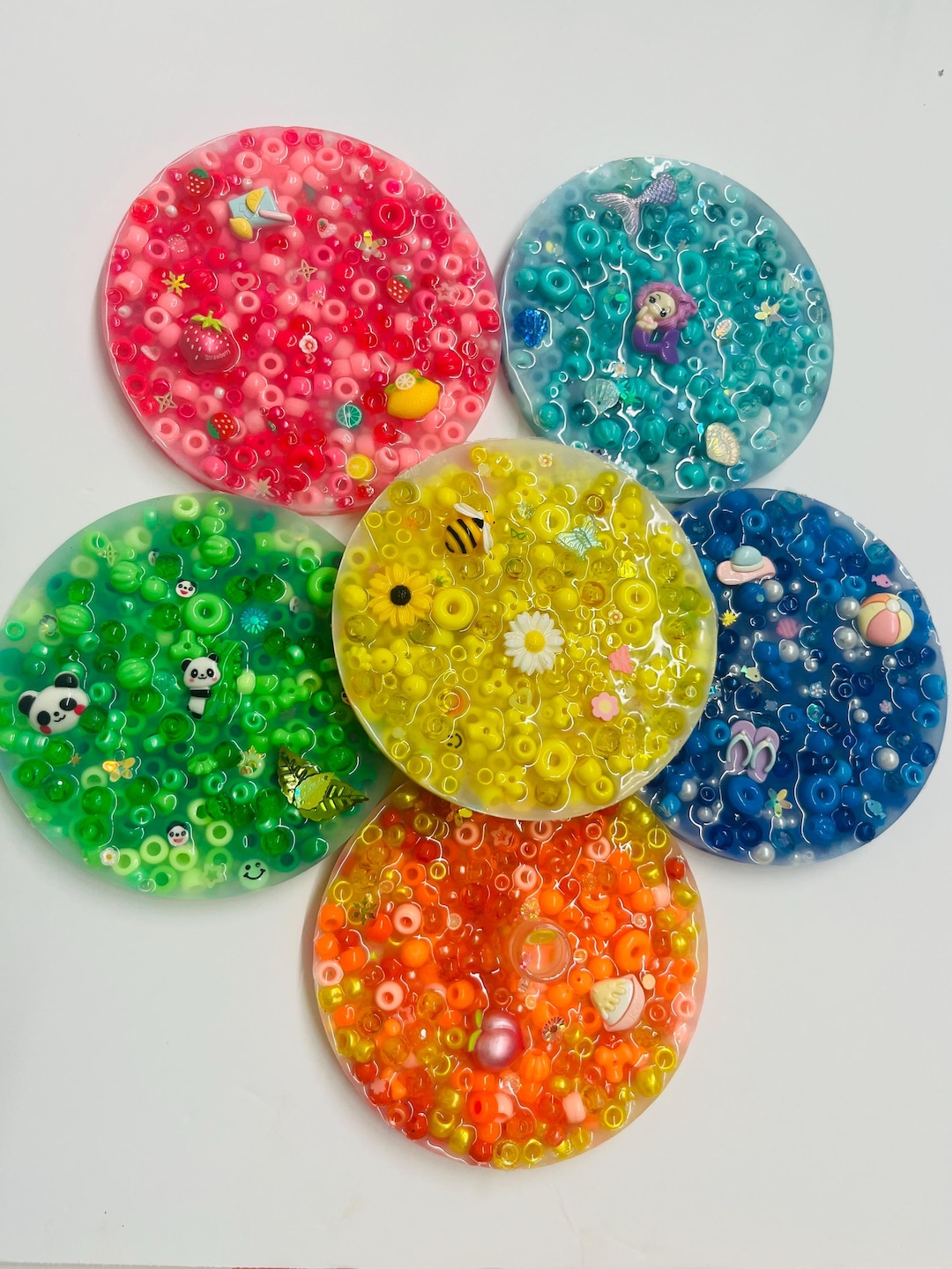 Handmade Sensory Fidget Pad: Stress Relief Toy, ADHD Calming - Etsy