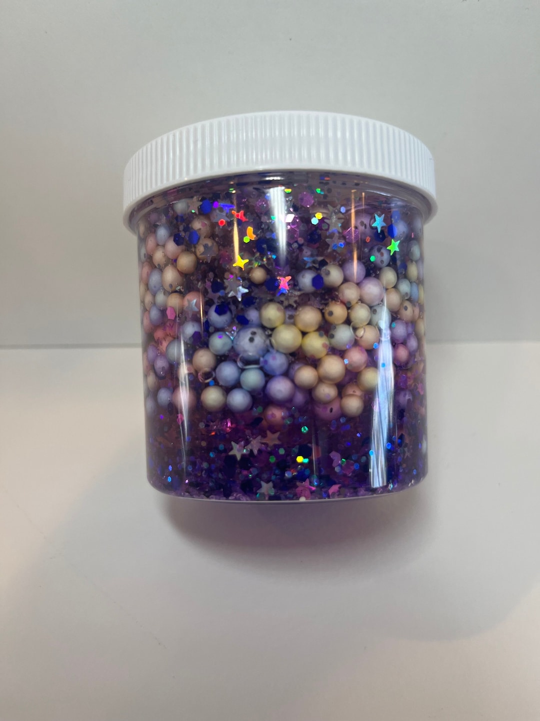 Purple Galactic Glitz Slime / Sparkles / Clear Slime / Cheap Slime ...