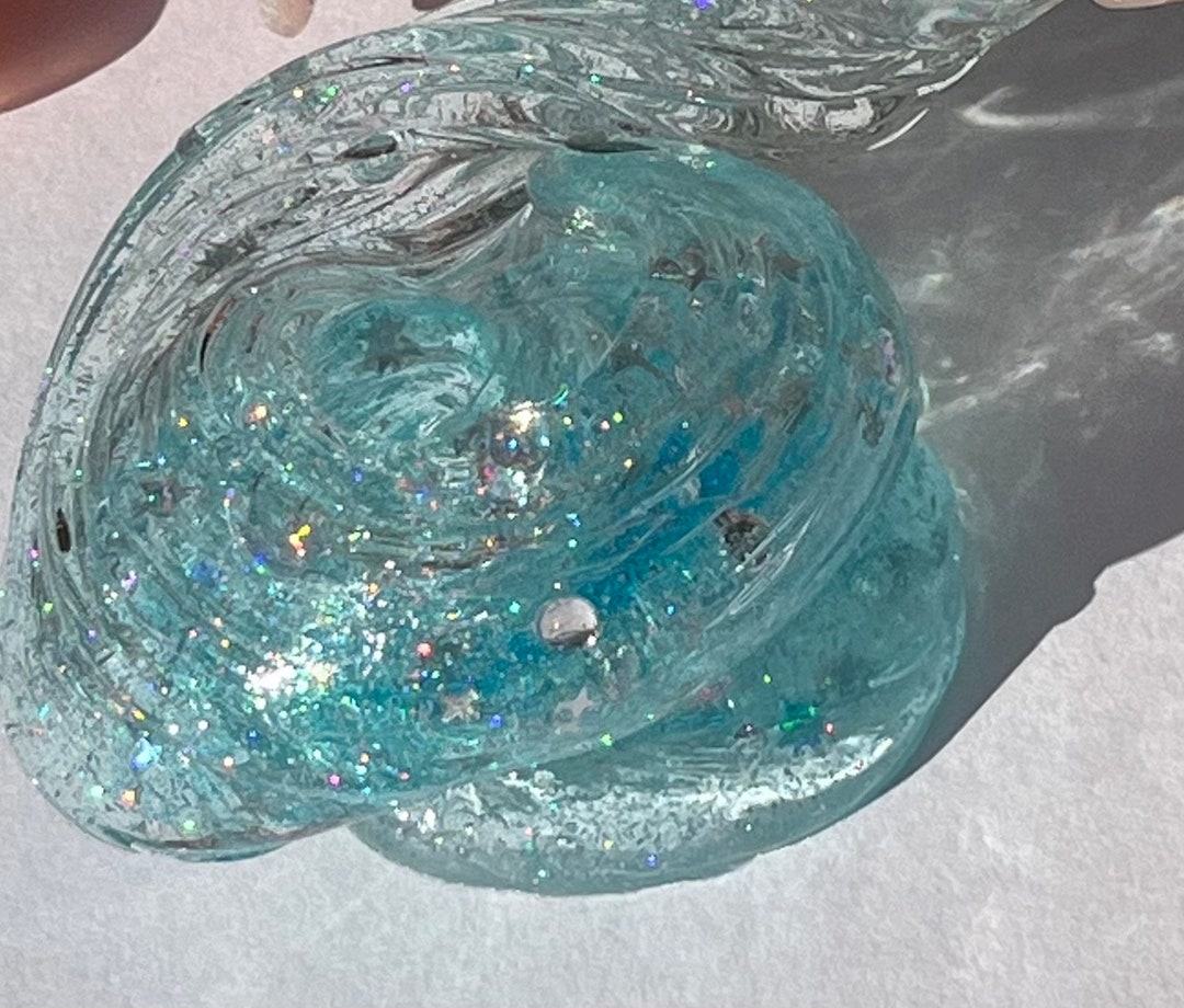 Cosmic Crystal Clear Blue Slime / Sparkles / Clear Slime / Cheap Slime ...
