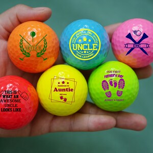 Personalized Color Golf Balls, Custom Your Own Golf Balls, Gift for ...