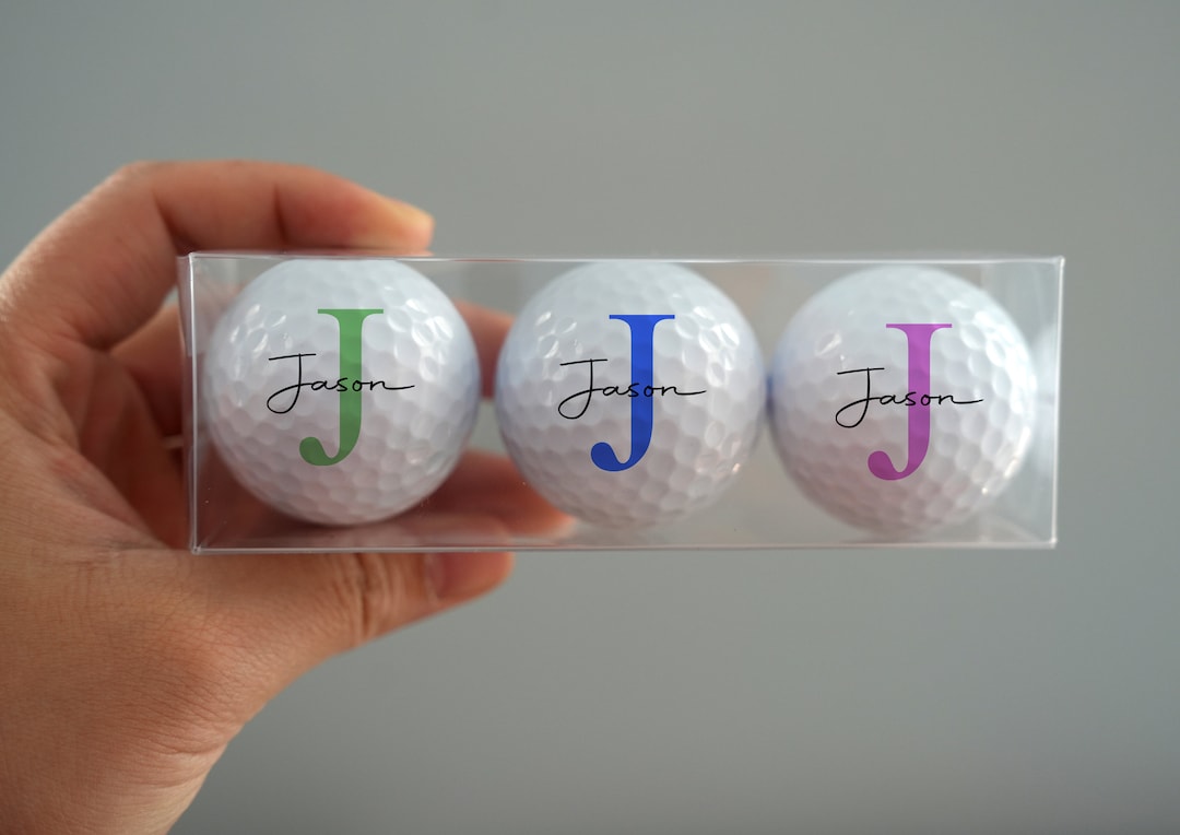 Personalized Initial and Name Golf Balls, Custom Golf Gift, Single or ...