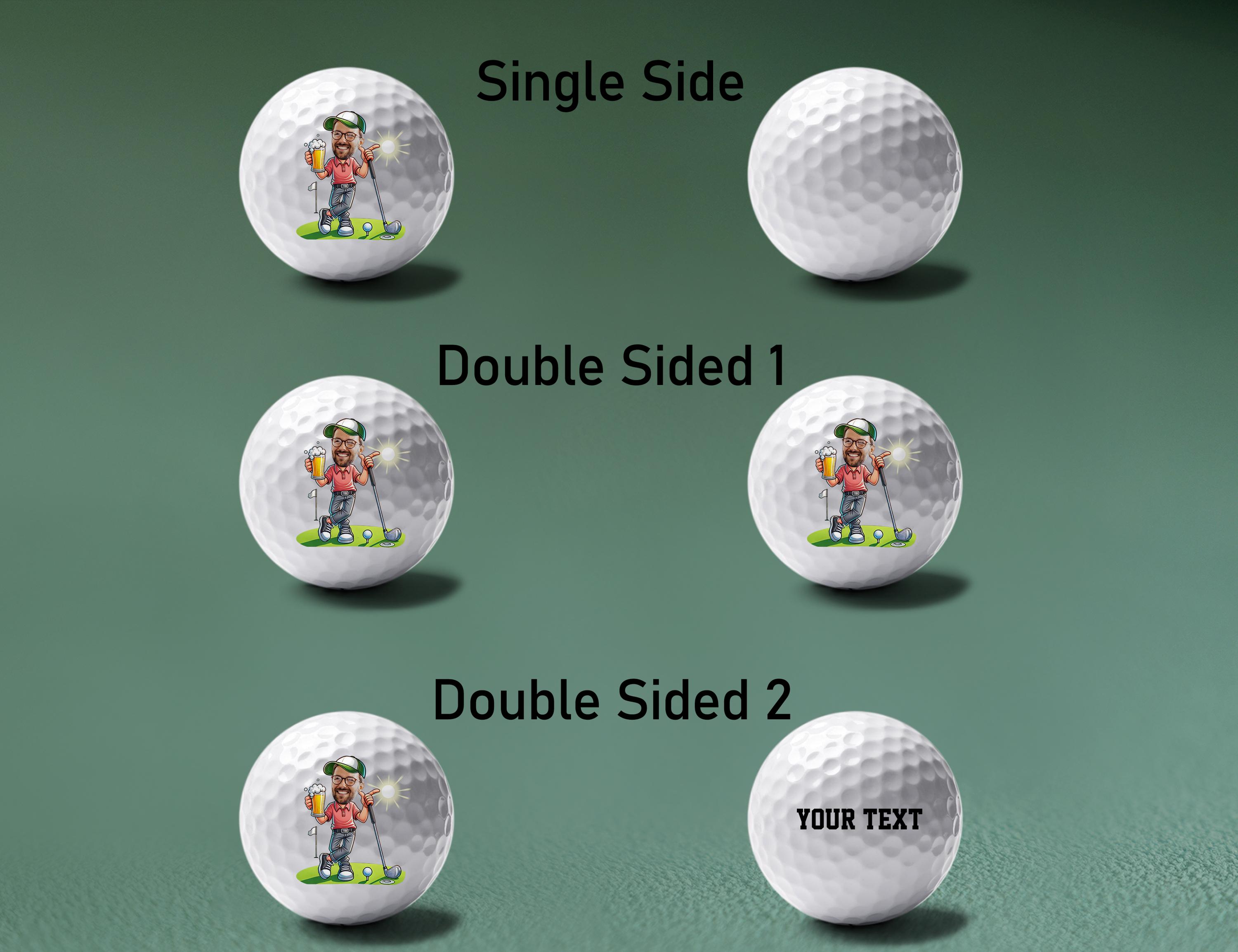 Cartoon Characters Golf Balls, Cartoon Photo Golf Ball Gift ...