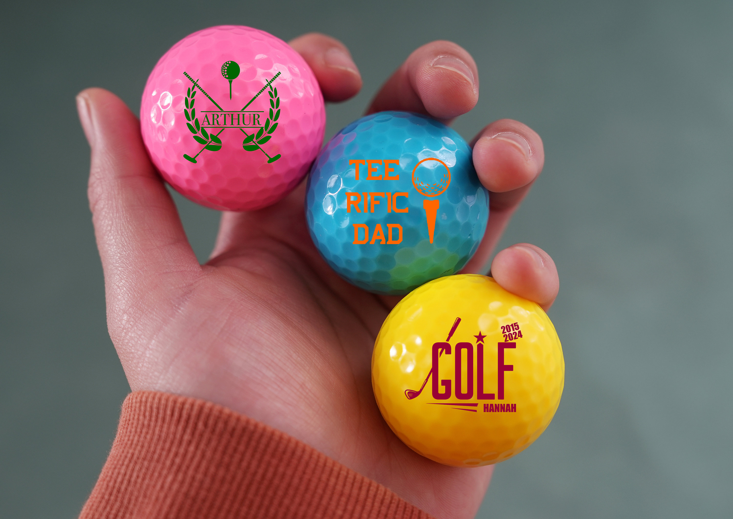 Personalized Color Golf Balls, Custom Your Own Golf Balls, Gift for ...