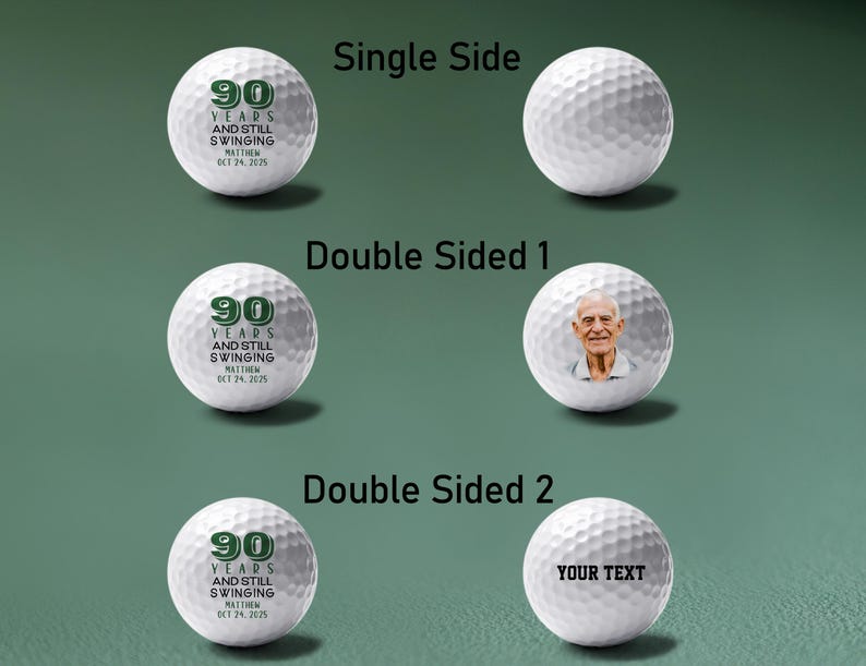 80 Years and Still Swinging Golf Gifts, Custom Your Own Golf Balls ...
