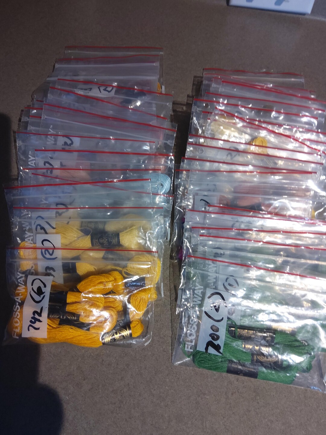 DMC FLOSS Skeins #700-#783 - Etsy