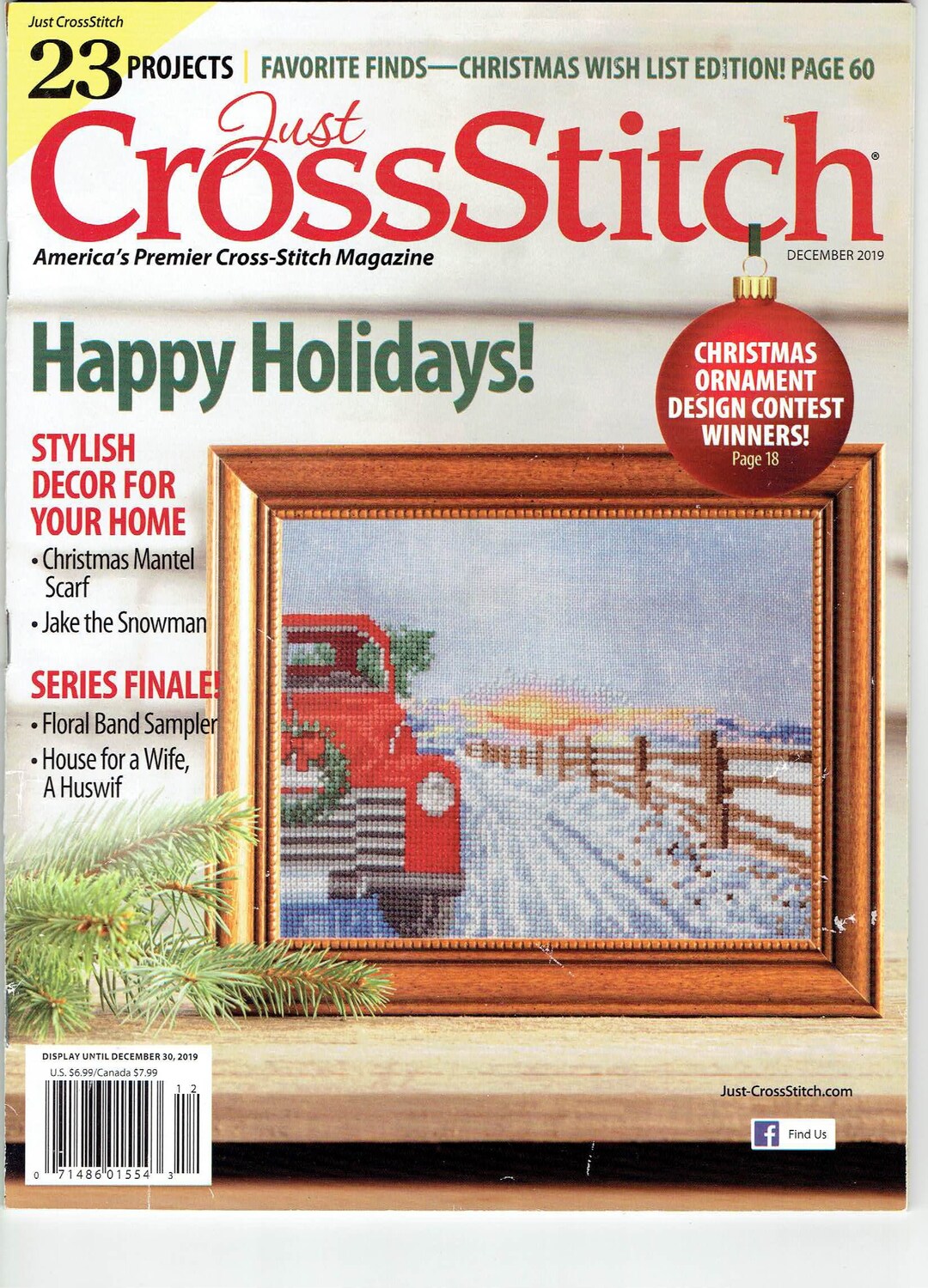 Just Cross Stitch December 2019 - Etsy