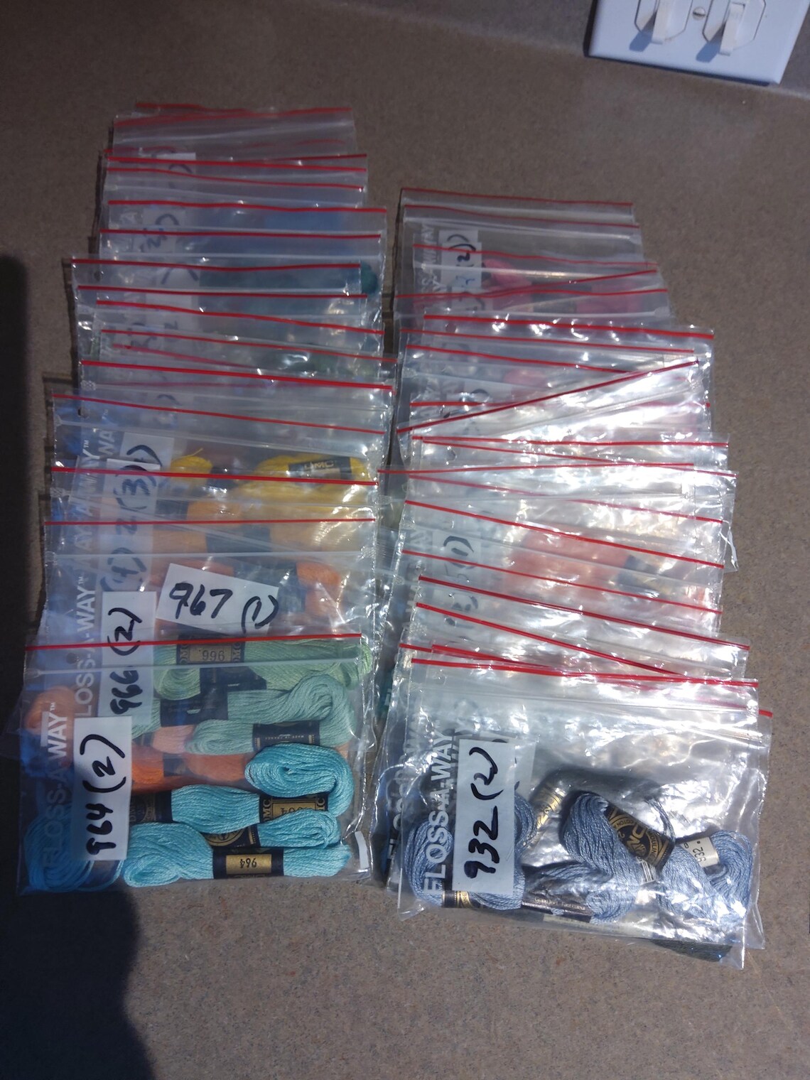 DMC FLOSS Skeins #932-#3013 - Etsy
