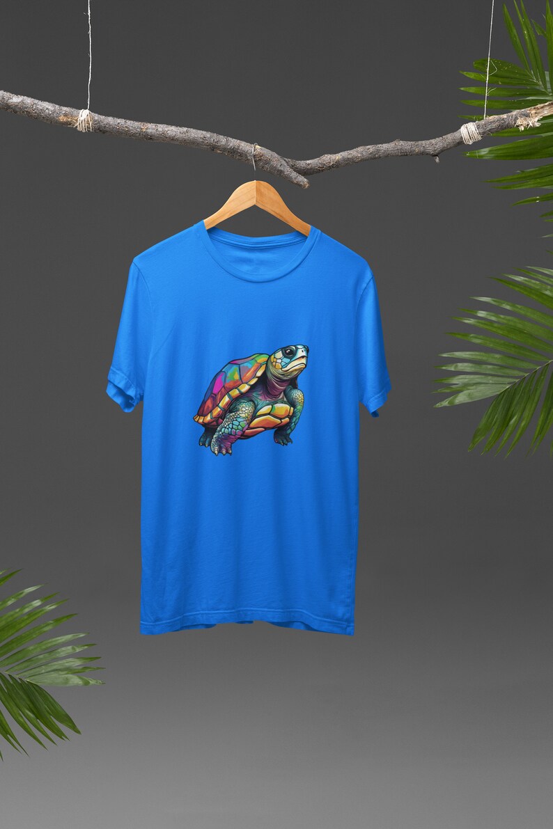 Vibrant Sea Turtle Tees - Etsy
