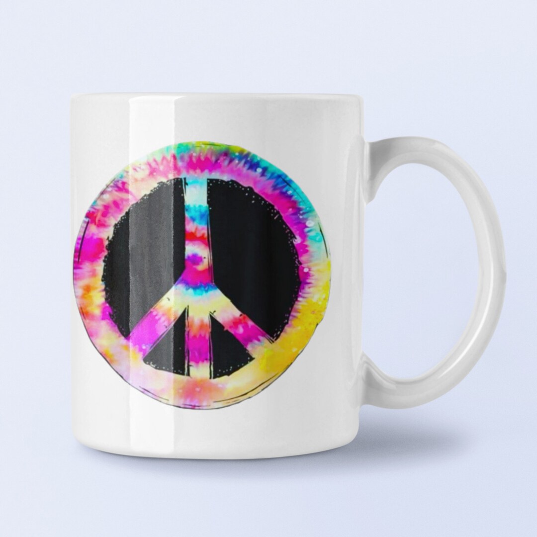 Custom 11" Mug Peace Sign! - Etsy
