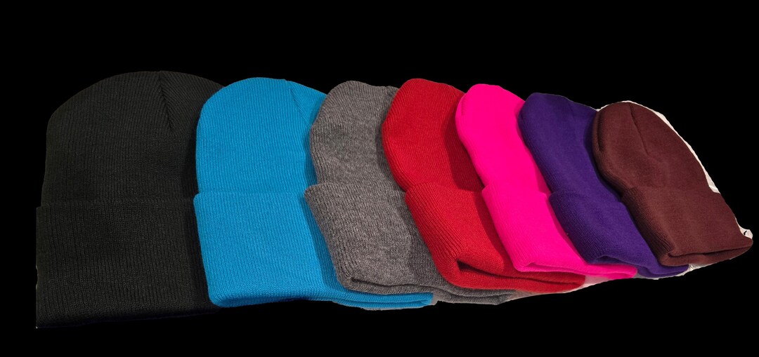 DTF Film Beanies - Custom Made to Order - Your Logo - Your Company ...