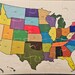 United States Map Jigsaw Puzzle - Child Learning - Brain Power - Back ...