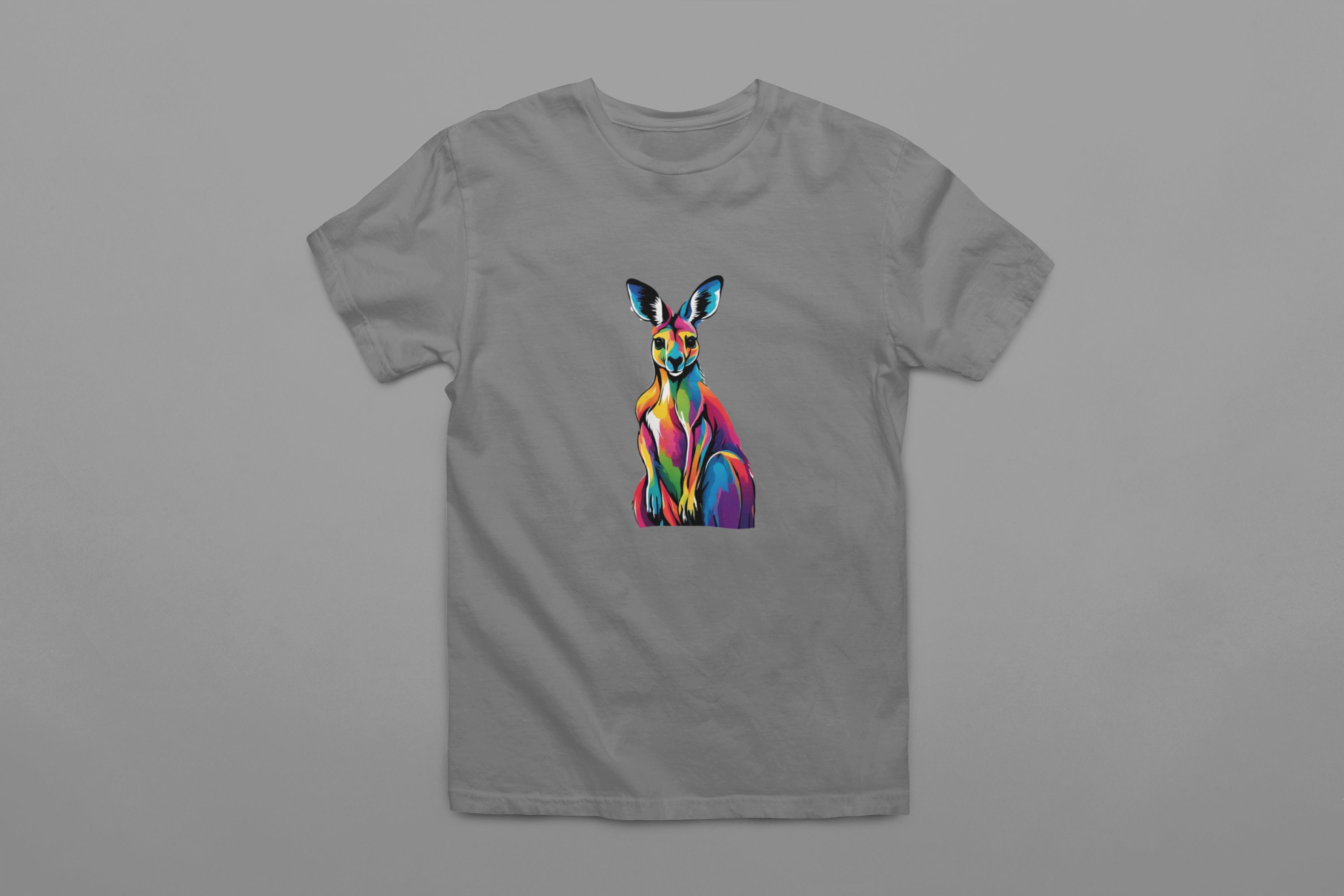 Giant Colorful Kangaroo - T-shirts and Hoodies - Gifts for Him and Her ...