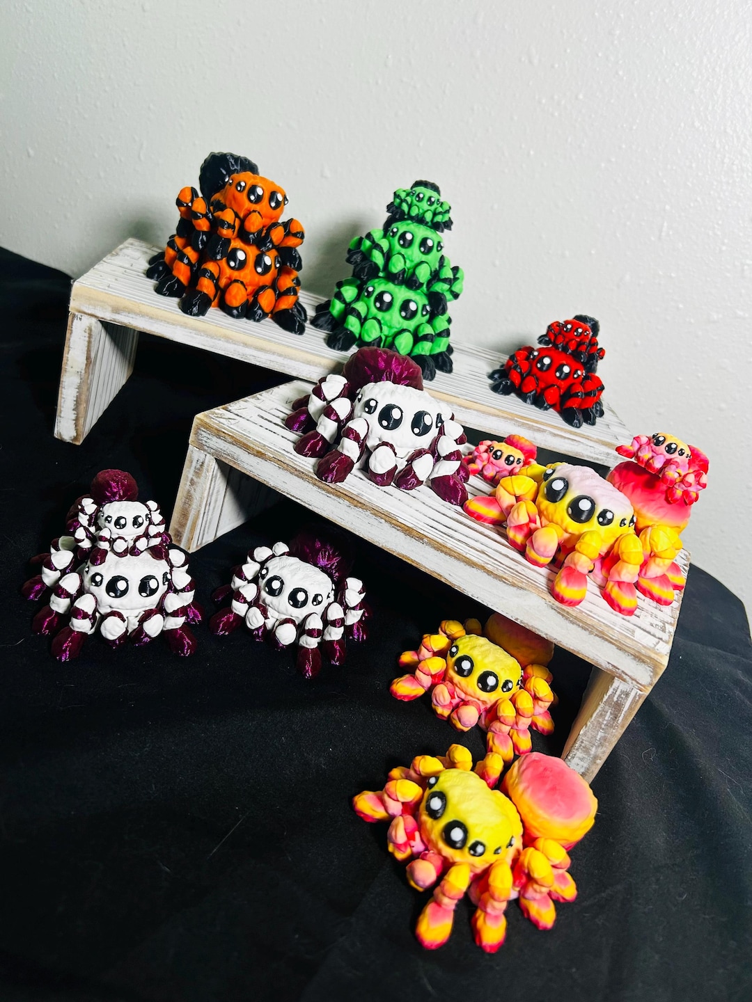 3D Printed Flexi Jumping Spider: Articulated Fidget Toy - Etsy