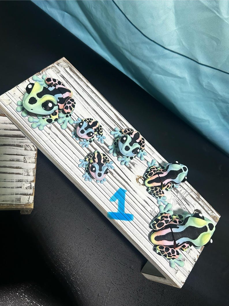 3D Printed Flexi Frogs: Articulated Fidget Toy - Etsy