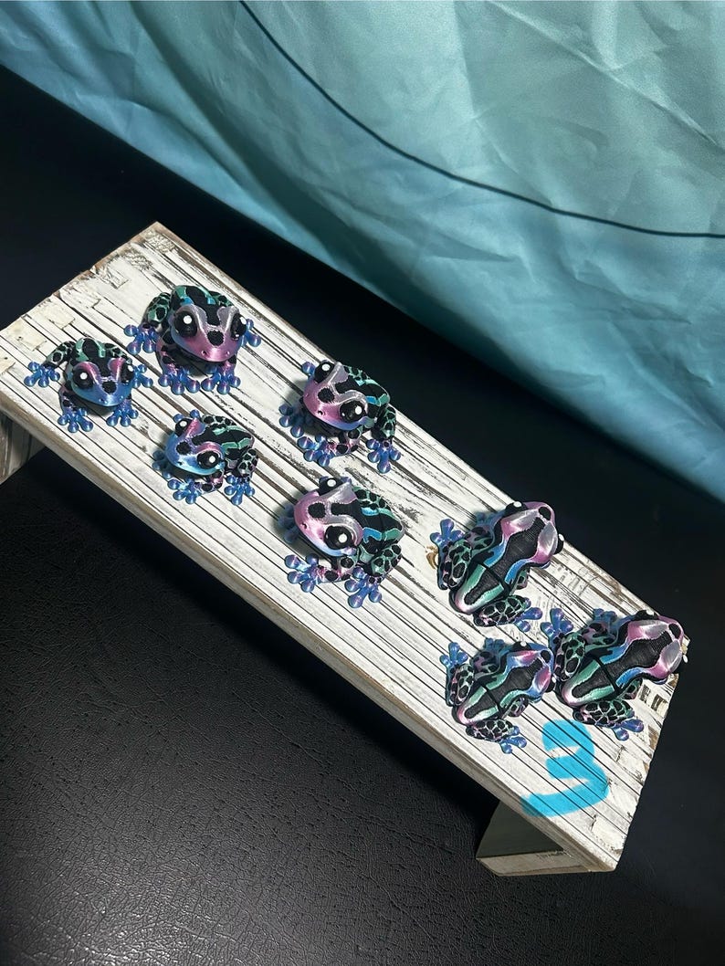 3D Printed Flexi Frogs: Articulated Fidget Toy - Etsy