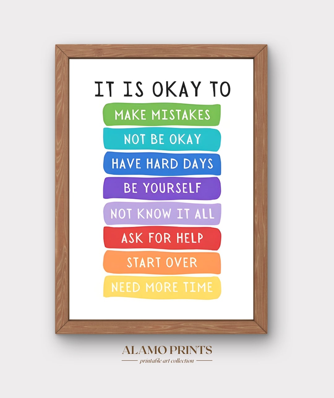 Be Yourself: Inspiring Classroom Poster to Encourage Positive Emotion ...