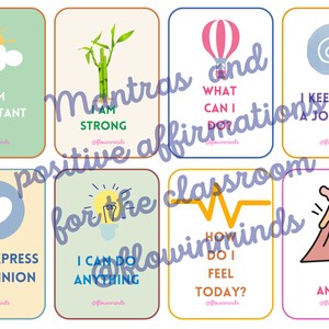 Printable Mindfulness Cards for the Classroom - Etsy