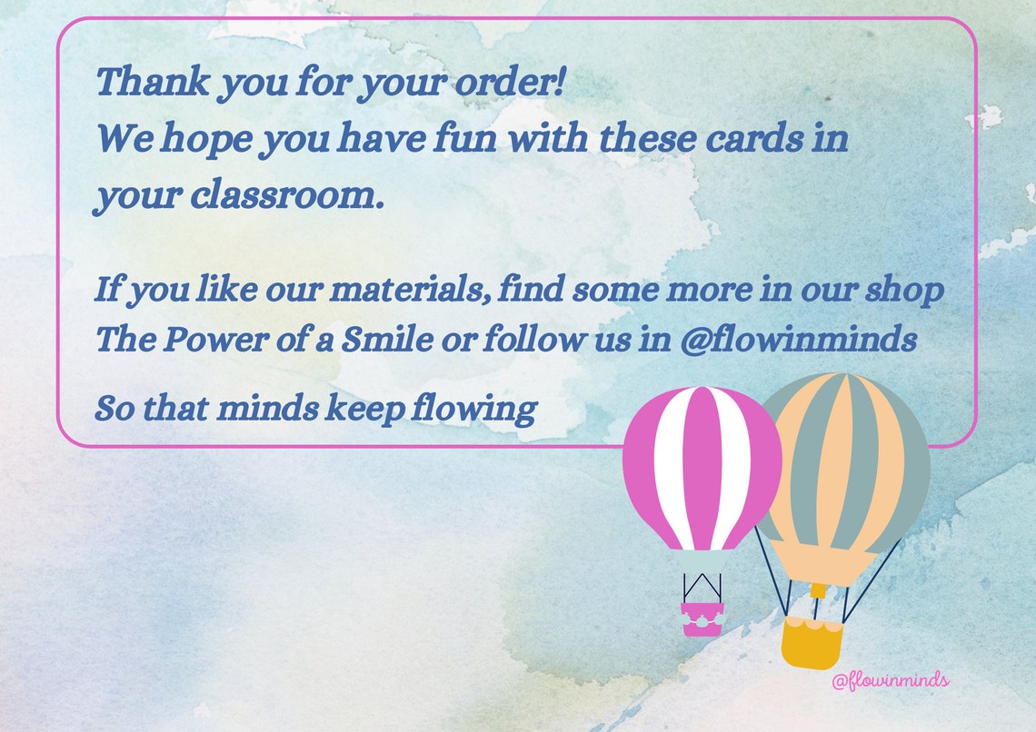 Printable Mindfulness Cards for the Classroom - Etsy