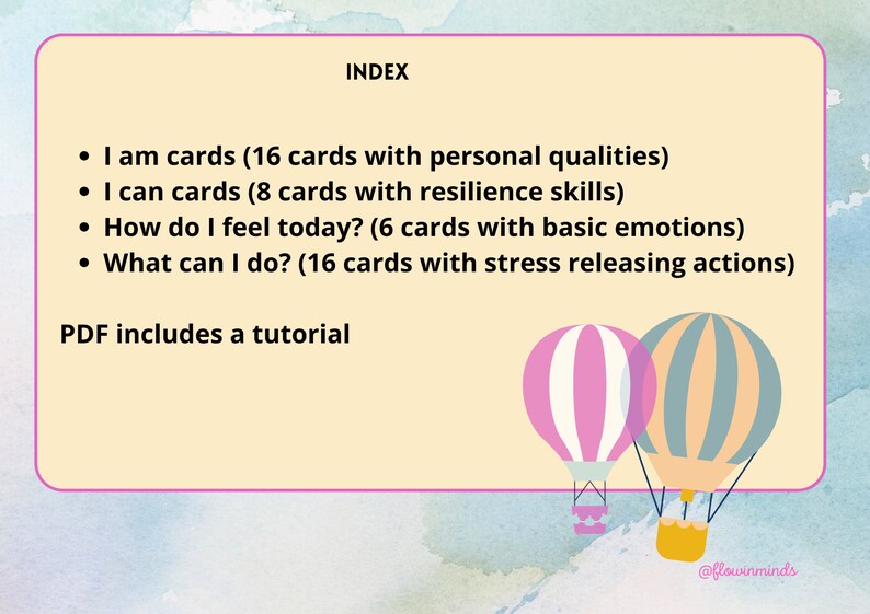 Printable Mindfulness Cards for the Classroom - Etsy