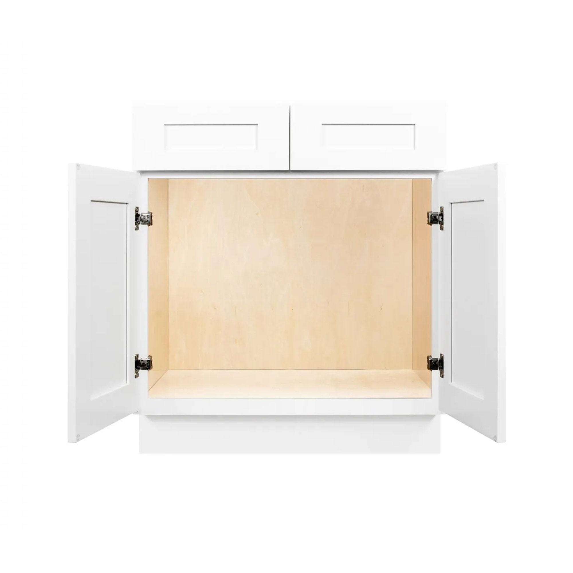 SB42 Edge 2 Door Sink Cabinet, Kitchen Base Cabinet With False Drawer ...