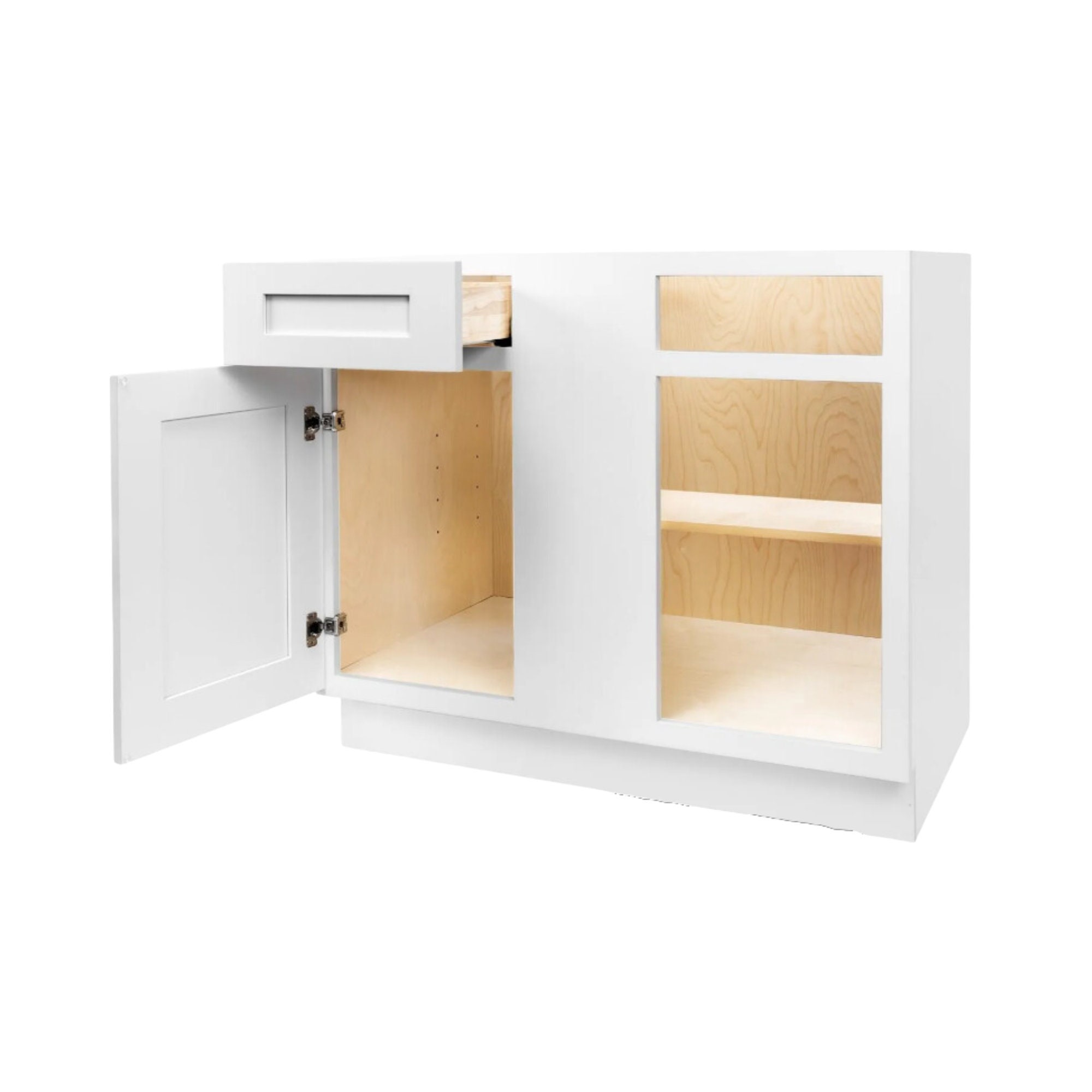 BBC42 Blind Corner Cabinet, Space Saving Kitchen Cabinets, 1 Door, and ...