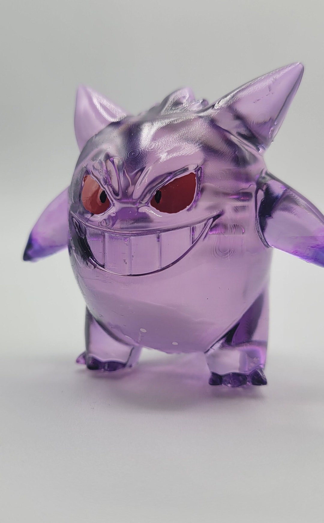 Gengar From Pokemon, a Custom 3d Printed, Crystal Clear and Hand ...