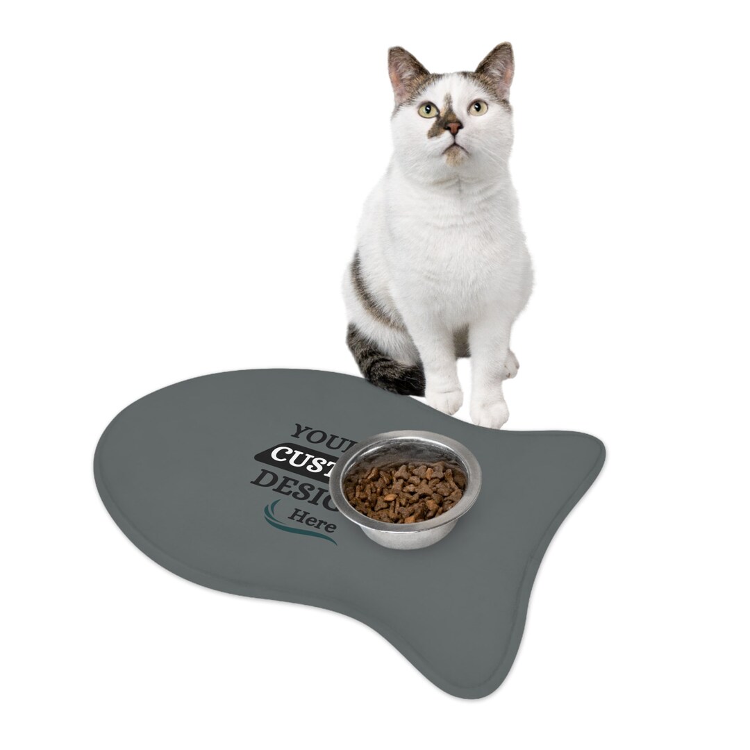 Personalized Pet Food Pad Your Design Here Custom Mat Handcrafted ...