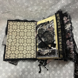 HANDMADE Goth Witch Junk Journal Book Diary - Etsy